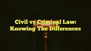 Civil vs Criminal Law: Knowing The Differences - The Franklin Law